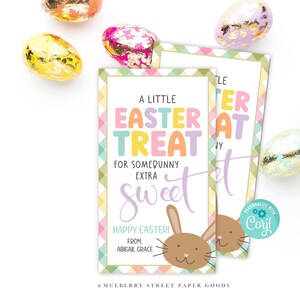 Printable Easter Treat for Somebunny Sweet Gift Tag, Instant Download ...