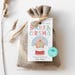Book Lover Christmas Gift Tag Printable Instant Download Book Club Gift ...