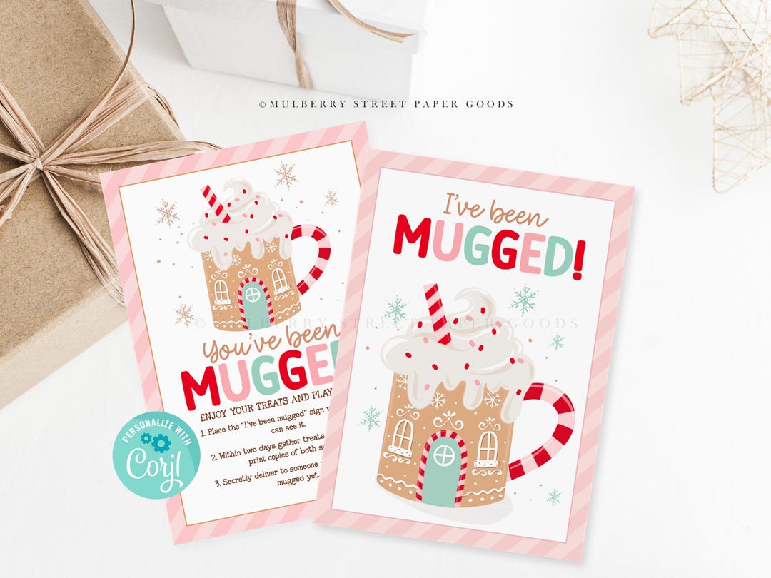 Christmas Mug Exchange Game Digital Download Office Christmas Party ...