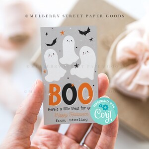 Halloween Printable Halloween Party Favor Tag Little Treat Boo Tag ...