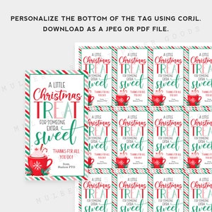 A Little Treat for Someone Sweet Printable Christmas Gift Tag, Hot ...