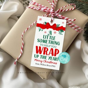 Christmas Gift Wrap Tag Digital Download A Little Something to Help You ...