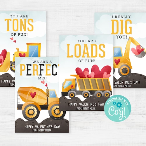 Printable Classroom Valentine's Day Card Instant Download | Etsy