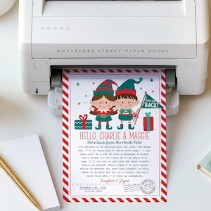 Editable Elf Arrival Letter Template We're Back Christmas Elf Letter ...