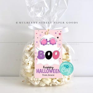 Halloween Gift Tag Printable Instant Download Halloween Party Favor ...