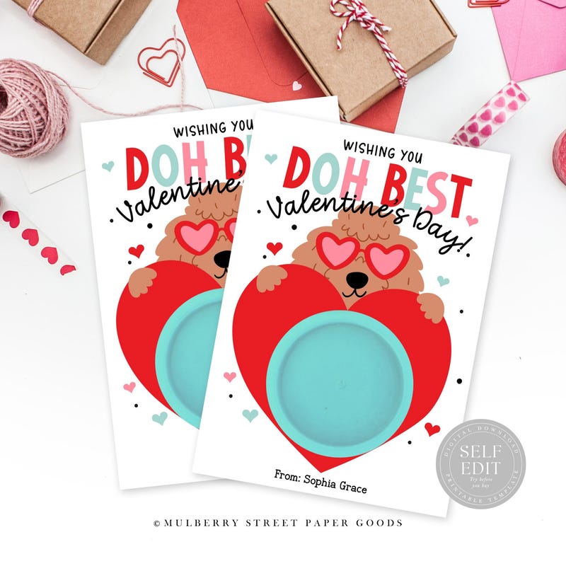 Play Doh Card - Etsy