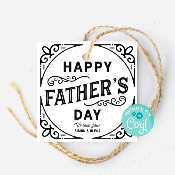 Fathers Day Tag - Etsy