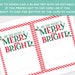 Printable May Your Holidays Be Merry & Bright Gift Card Holder, Teacher ...