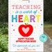 Printable Teacher Appreciation Week Poster Canva Template Editable ...
