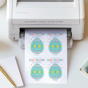 Easter Play Dough Card Holder Printable Doh Easter Canva Template ...