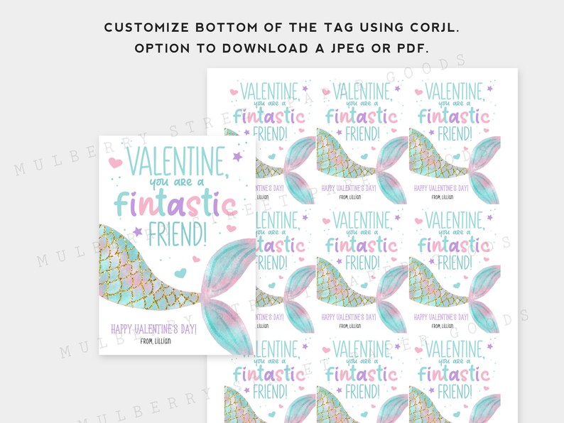 Printable You Are A Fintastic Friend Valentine's Day Card - Etsy