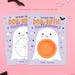 Halloween Playdough Card Holder Printable Instant Download Ghost ...
