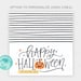 Printable Happy Halloween Bag Topper, Candy Bag Topper, Cookie Bag ...