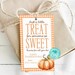 Editable Fall Gift Tag Printable A Little Treat for Someone Sweet ...