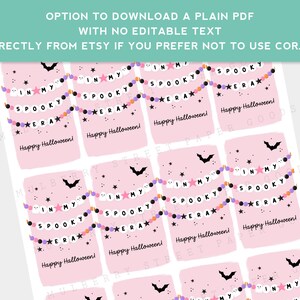 In My Spooky Era Halloween Gift Tag Friendship Bracelet Halloween Party ...