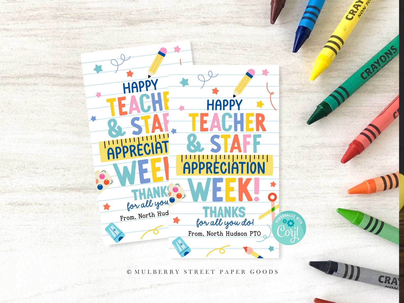 Teacher Staff Appreciation Gift Tag Printable Instant Download Teacher ...