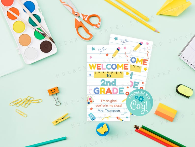 Editable Welcome Back to School Gift Tag, First Day of School Tag ...