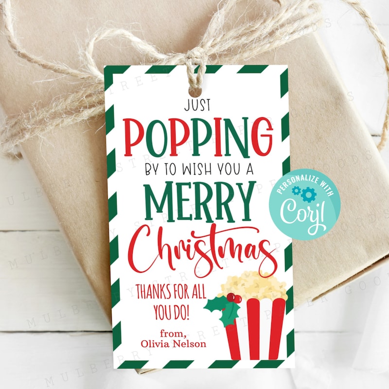 Christmas Popcorn - Etsy