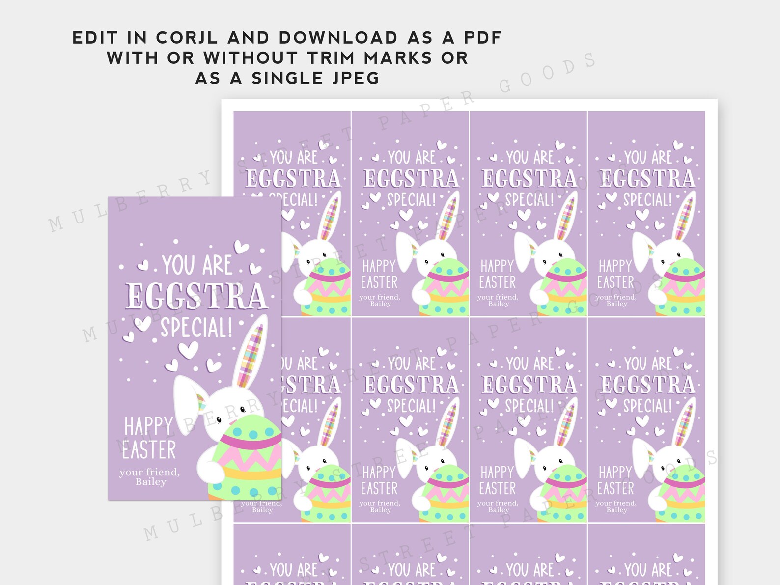 You Are Eggstra Special Easter Gift Tag Instant Download - Etsy