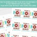 Printable Thanks a Hole Bunch Gift Tag, Instant Download Donut Thank ...