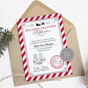 Editable Delayed Gift Certificate Canva Template Digital Download ...