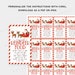Santa's Magical Reindeer Food Printable Instructions Tag, Editable ...