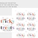 Printable Trick or Treat Gift Tag Halloween No Tricks Just - Etsy