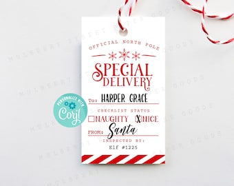 Special Delivery From Santa Claus North Pole Personalized Christmas ...