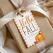 Editable Hello Fall Gift Tag Autumn Treat Tag Printable Teacher Staff ...