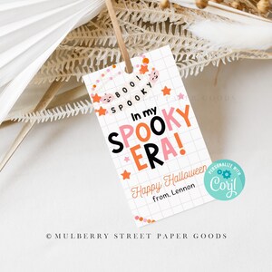 Halloween Gift Tag Printable Spooky Era Friendship Bracelet Halloween ...