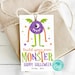 Halloween Build Your Own Monster Gift Tag Printable Halloween Party ...