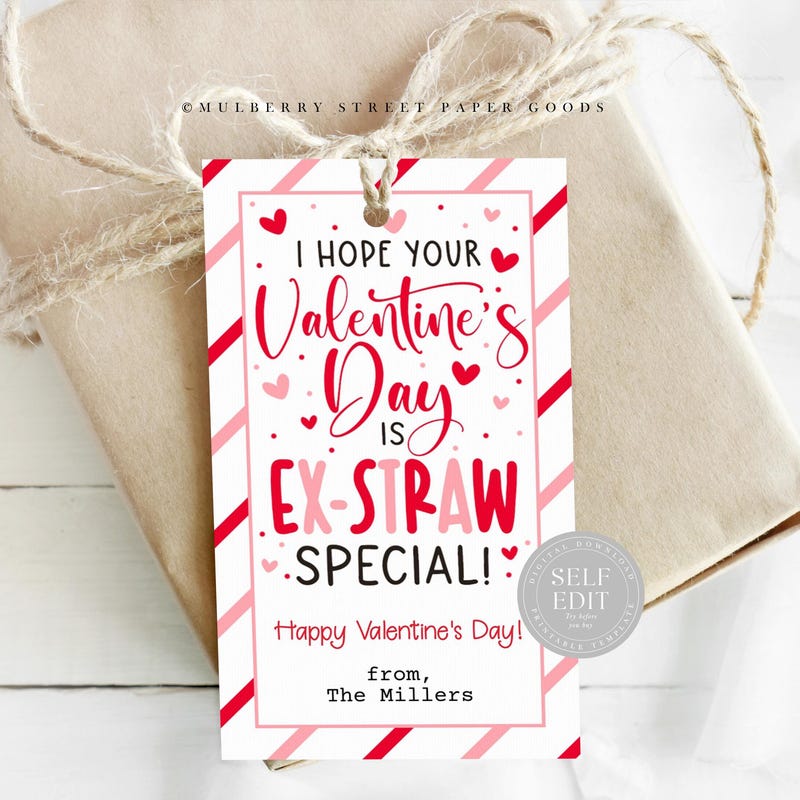 Valentines Day Straws - Etsy