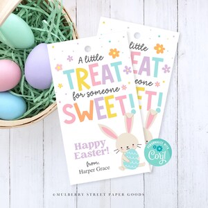 Easter Gift Tag Printable Digital Download A Little Treat for Someone ...