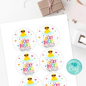 Printable I Am A Lucky Duck to Have a Friend Like You Valentine's Day ...