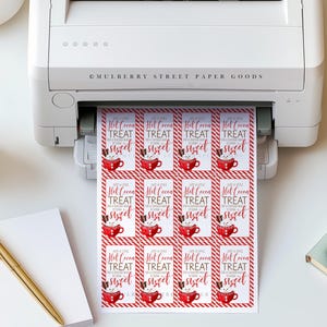 Teacher Hot Cocoa Gift Tag Digital Download Printable Holiday Hot ...