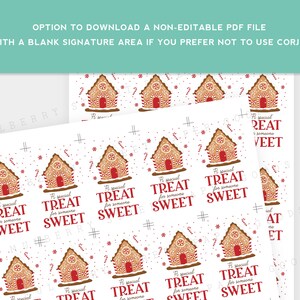 Printable A Special Treat for Someone Sweet Christmas Gift Tag ...