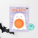 Halloween Playdough Card Holder Printable Instant Download Ghost ...