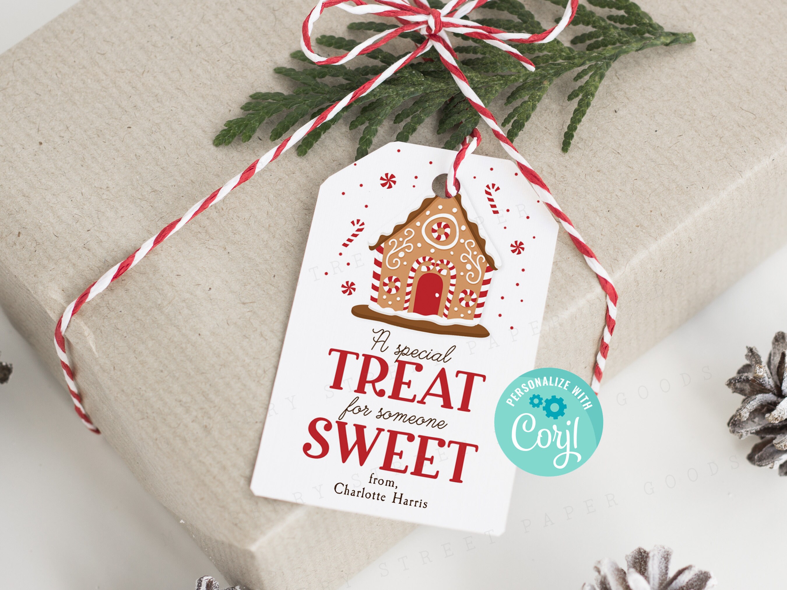 Printable A Special Treat for Someone Sweet Christmas Gift Tag ...