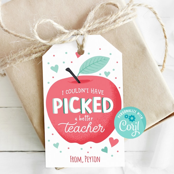 Teacher Appreciation Printable - Etsy