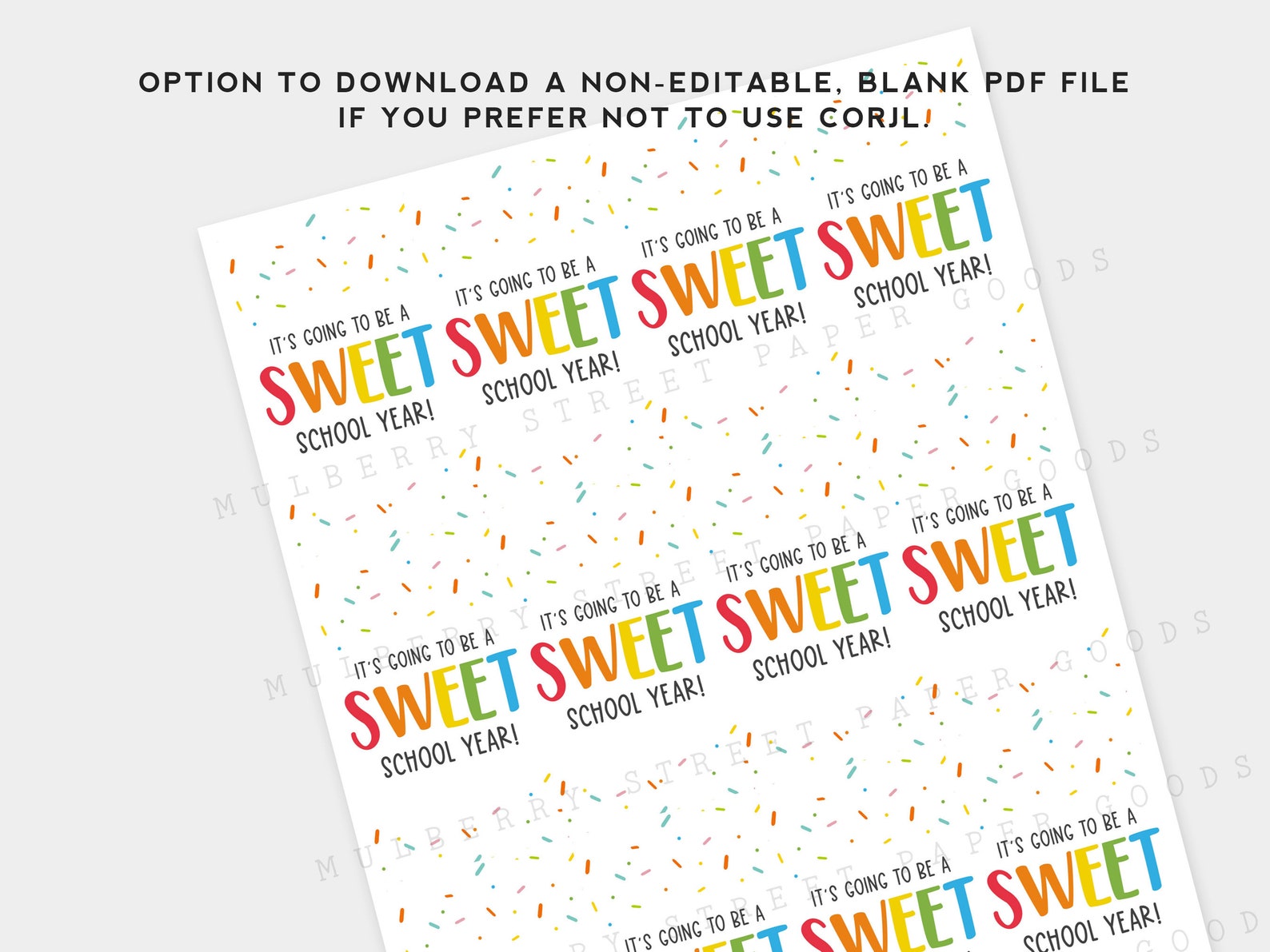 Printable It's Going to Be a Sweet School Year Gift Tag - Etsy