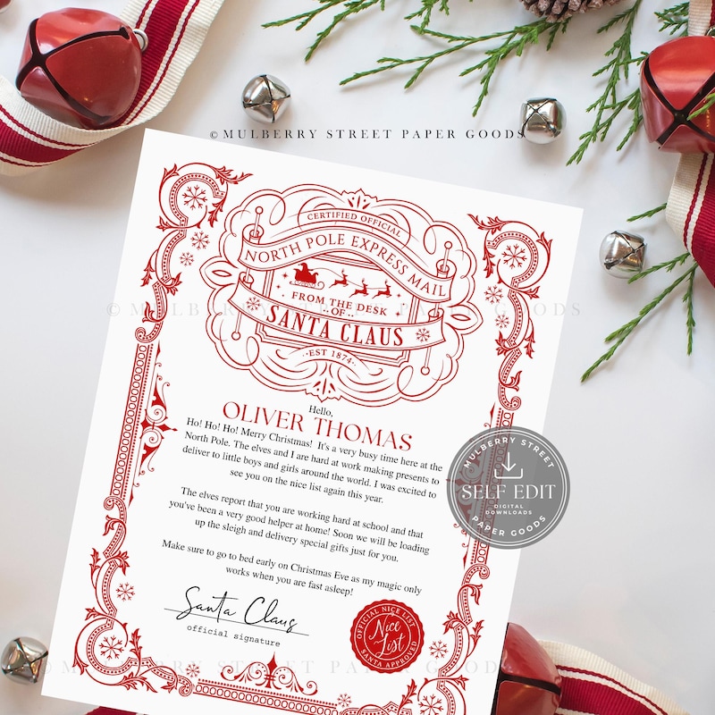 Santas Letters Box - Etsy