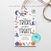 Editable Halloween Gift Tag Printable Halloween Party Favor Halloween ...