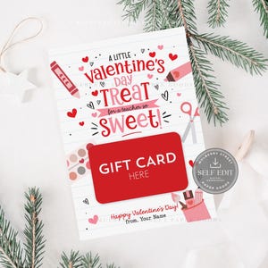 Valentine's Day Gift Card Holder Printable Digital Download Canva ...