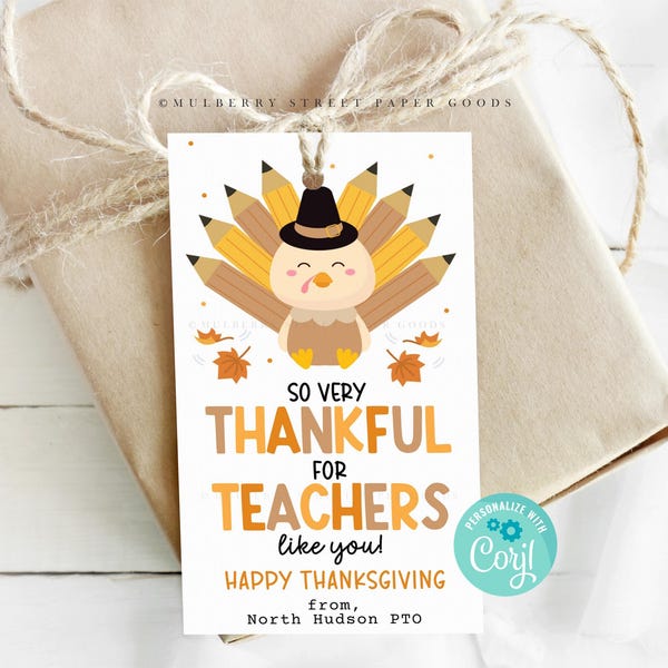 Thanksgiving Tags - Etsy