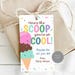 Ice Cream Gift Tag Printable Here's the Scoop You're so Cool Gift Tag ...