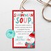 Printable Snowman Soup Hot Chocolate Gift Tag, Christmas Hot Cocoa ...
