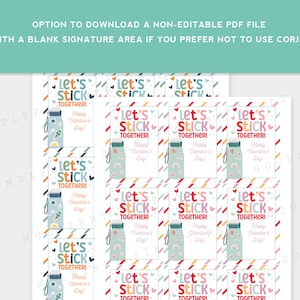 Water Bottle Sticker Valentine Card Printable Classroom Valentine Party ...