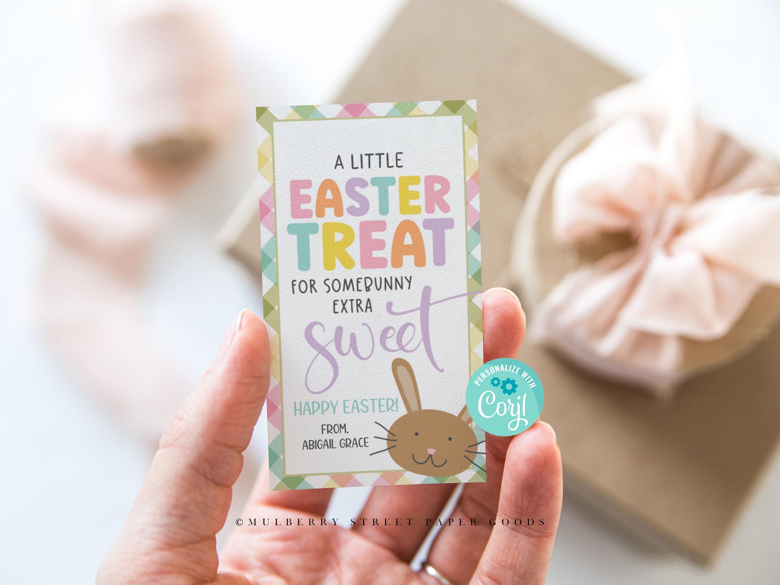 Printable Easter Treat for Somebunny Sweet Gift Tag, Instant Download ...