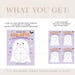 Halloween Playdough Card Holder Printable Instant Download Ghost ...