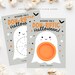 Halloween Play Dough Printable Gift Card Holder Halloween Party Favor ...